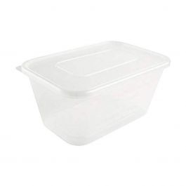 Food Containers with Lids C1000 (microwaveable)